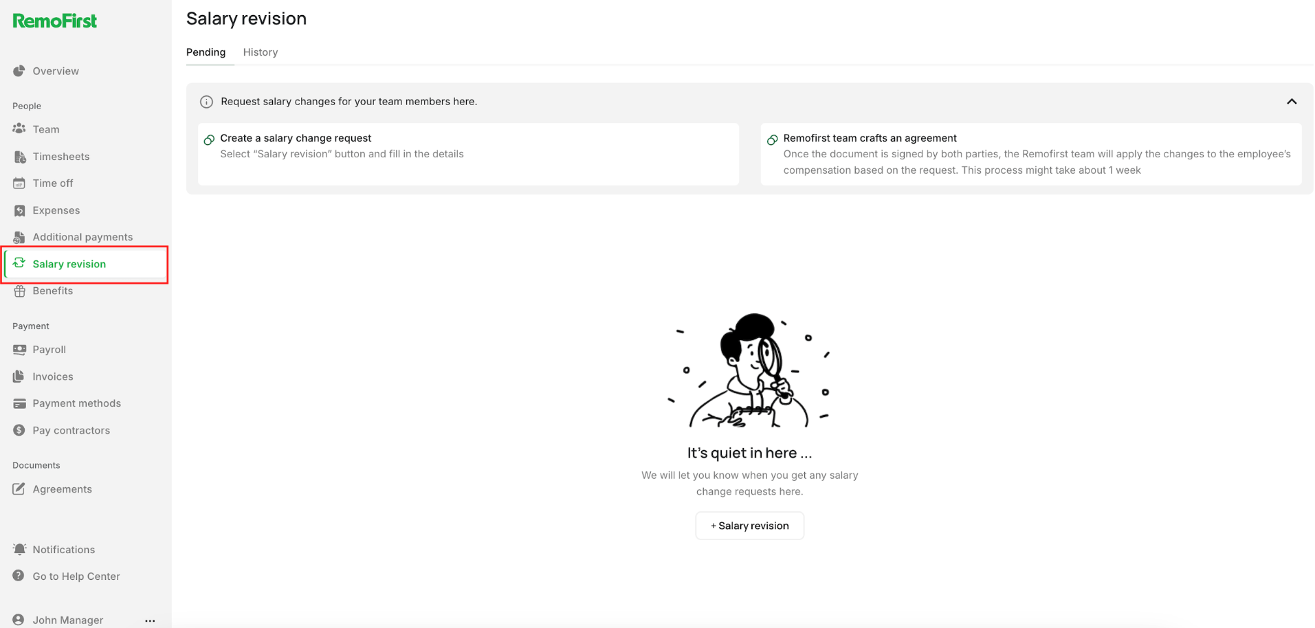 Implement a salary adjustment for your employees – Remofirst