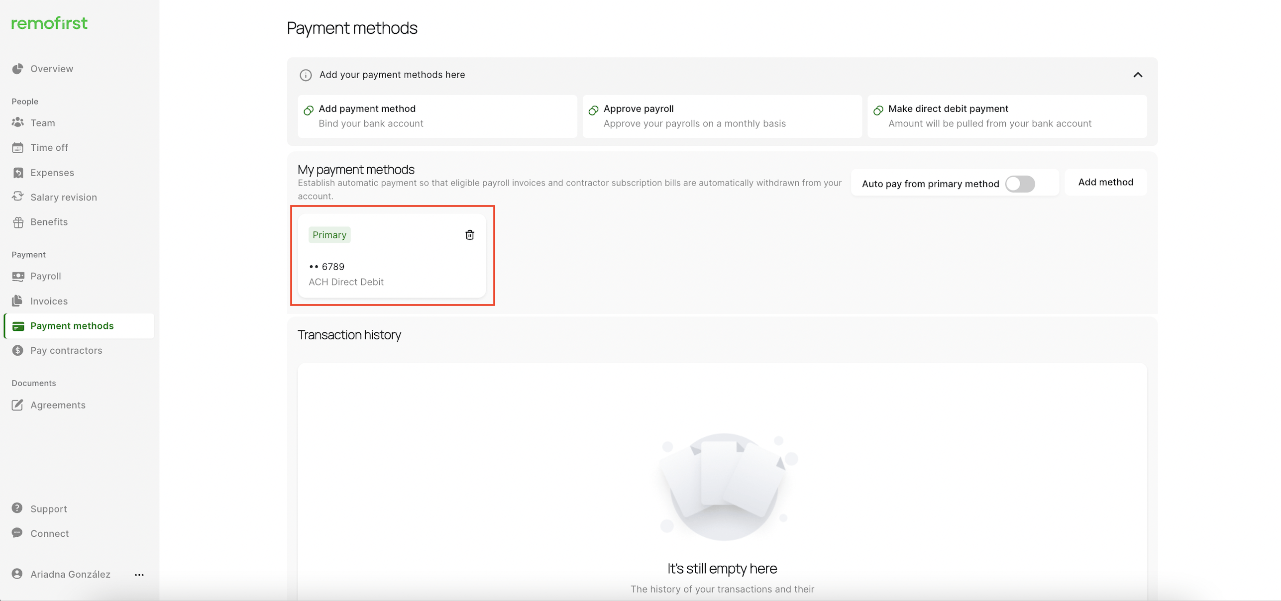 How to use ACH as a payment method – Remofirst
